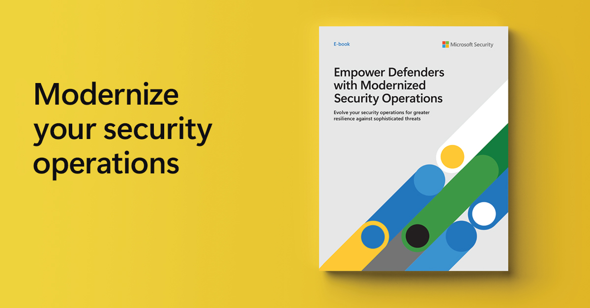 Modernize Security Operations | Microsoft Security
